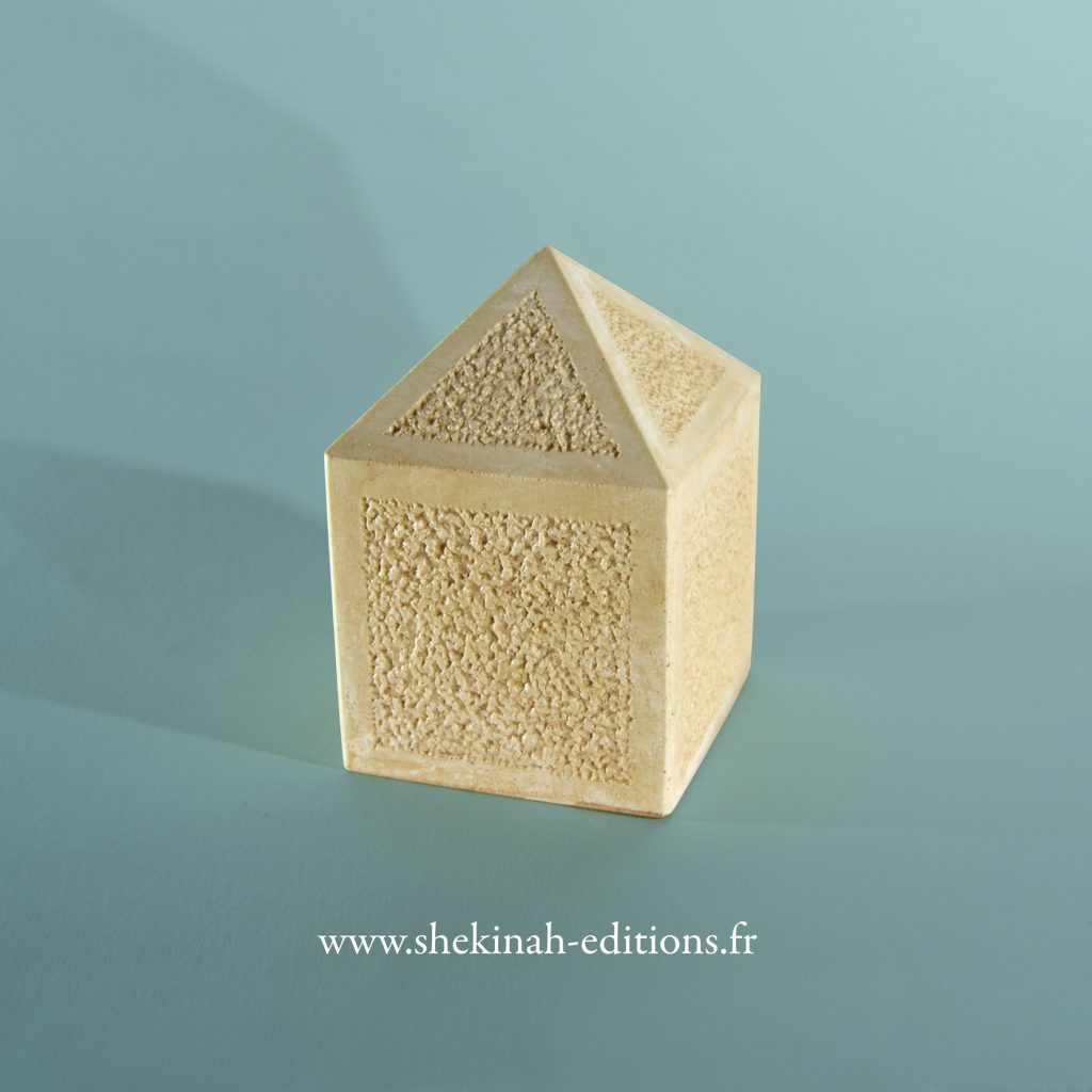 OBJET MINIATURE MACONNIQUE PIERRE CUBIQUE A POINTE - Shekinah Editions